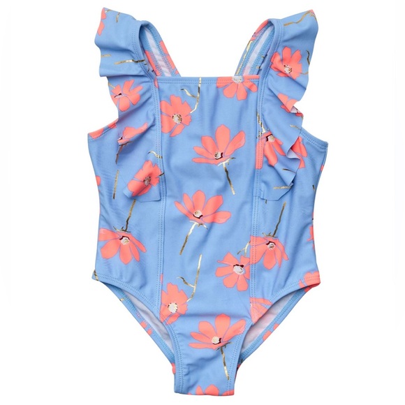 Snapper Rock | Swim | Snapper Rock Beach Bloom Ruffle Shoulder One ...
